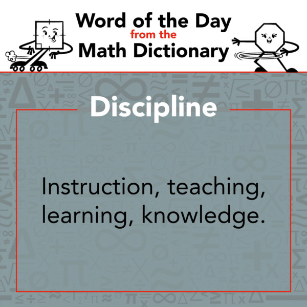 Math Word of the Day - Week of December 27