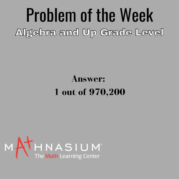 Problem of the Week