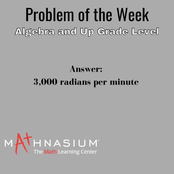 Problem of the Week