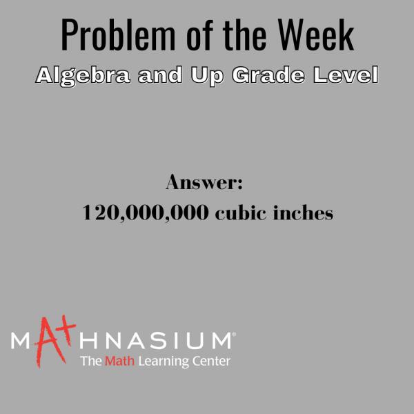 Problem of the Week