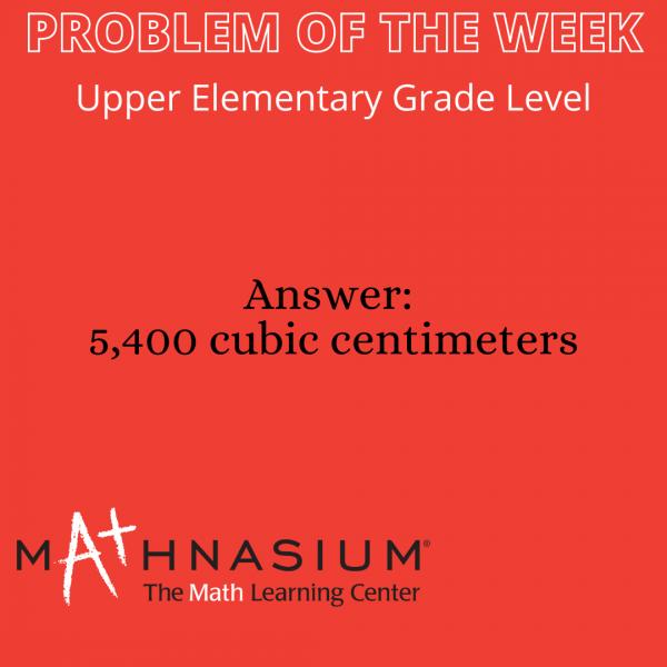 Problem of the Week