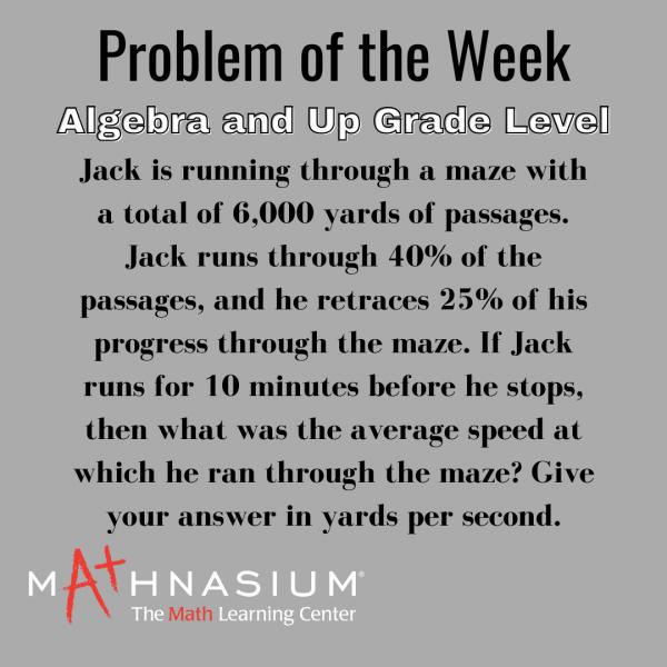 Problem of the Week