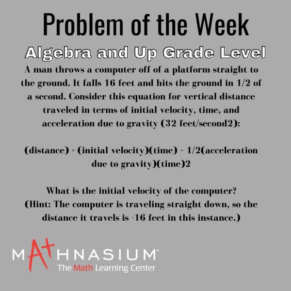 Problem of the Week