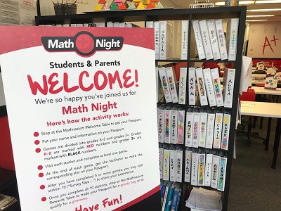Fun Math Game Night at the Center
