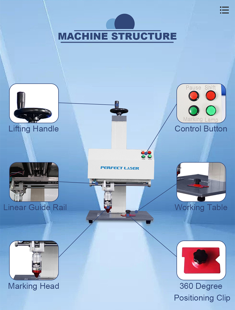 Desktop Electric Metal Nameplate Marking Machine