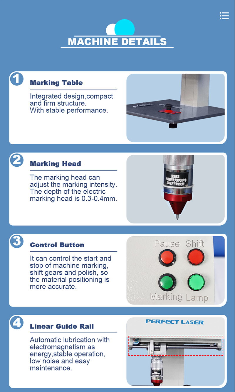 Desktop Electric Metal Nameplate Marking Machine