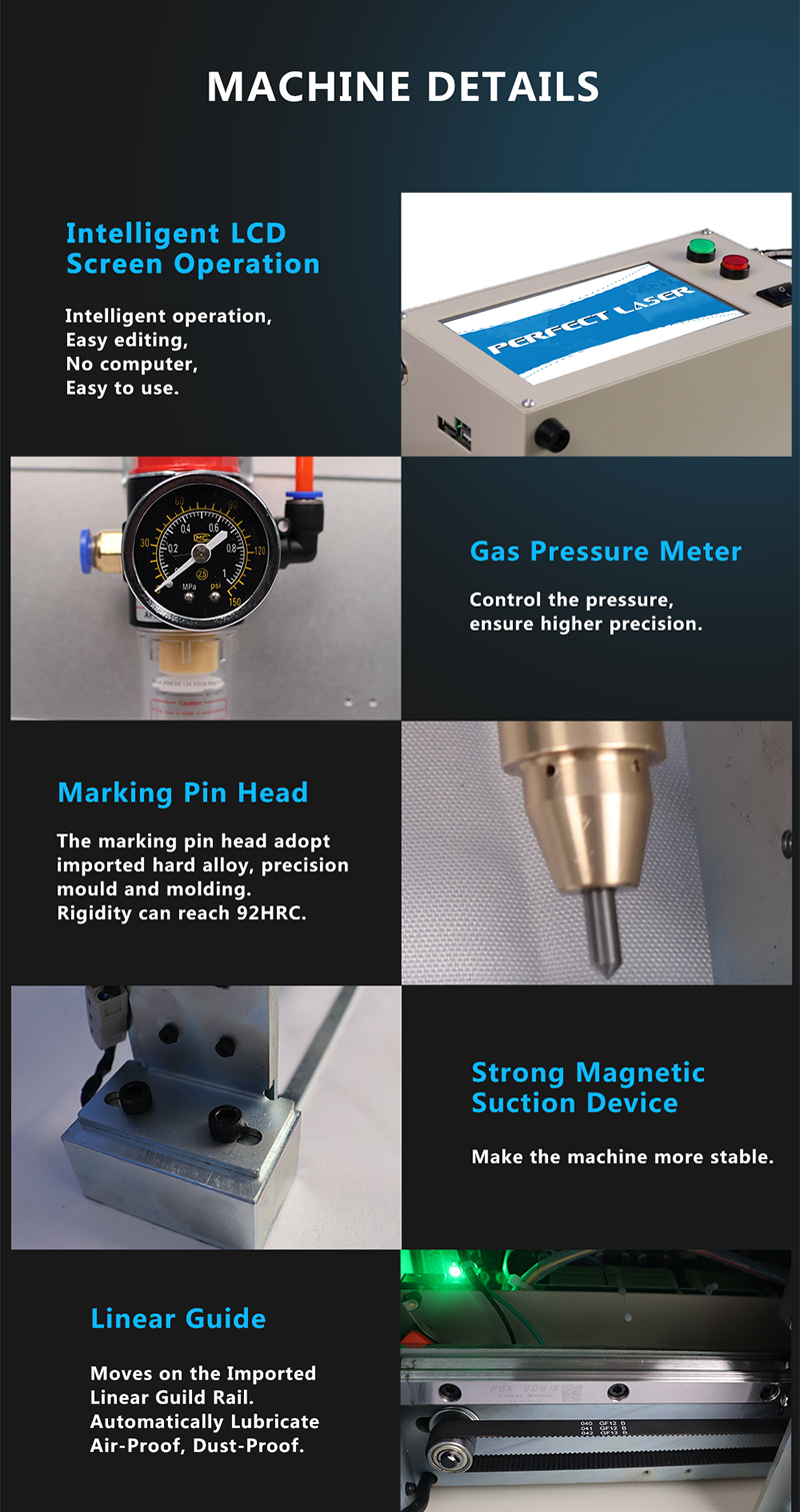 Portable Handheld Integrated Dot Peen Marking Machine Model: PEQD-030H