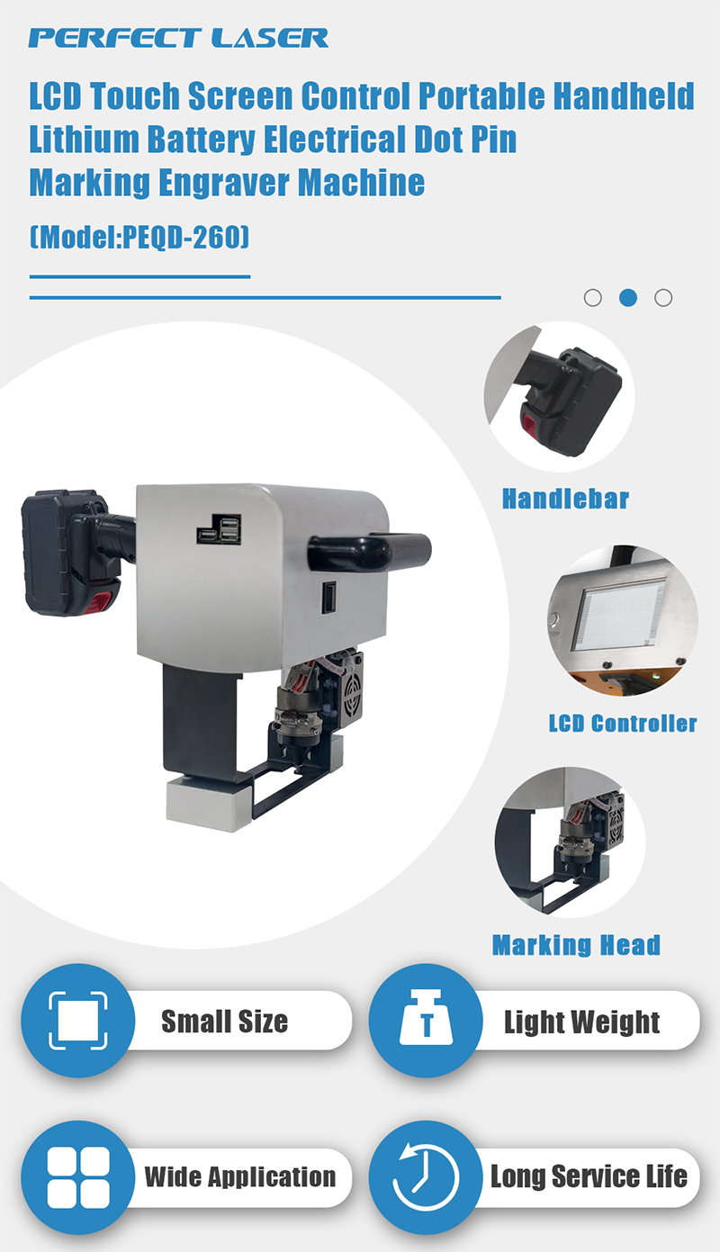 LCD Touch Screen Control Portable Handheld Lithium Battery Electrical ...