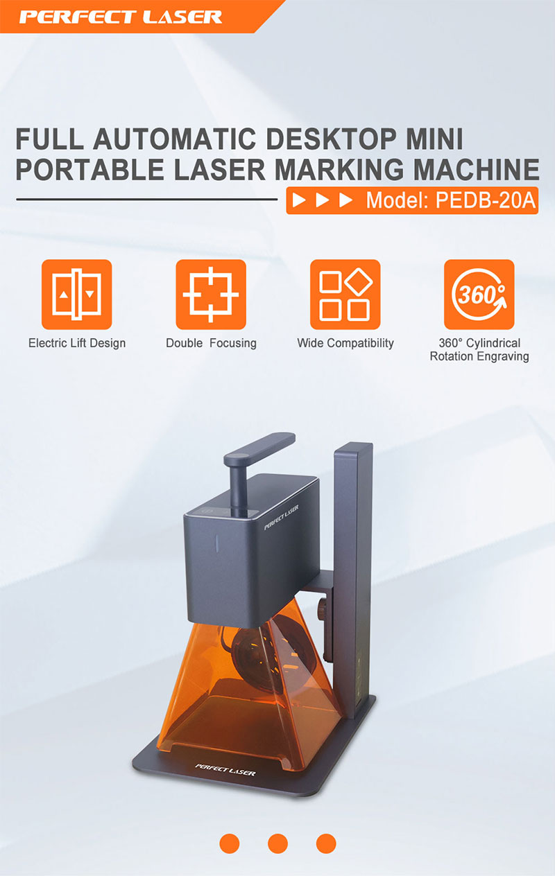 Full Automatic Desktop Mini Portable Laser Marking Machine