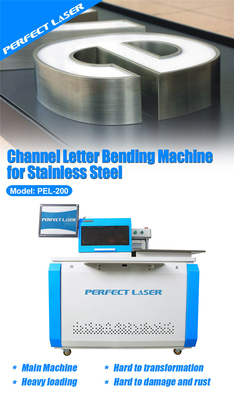 Perfect Laser steel channel letter benders for trimless channel letter