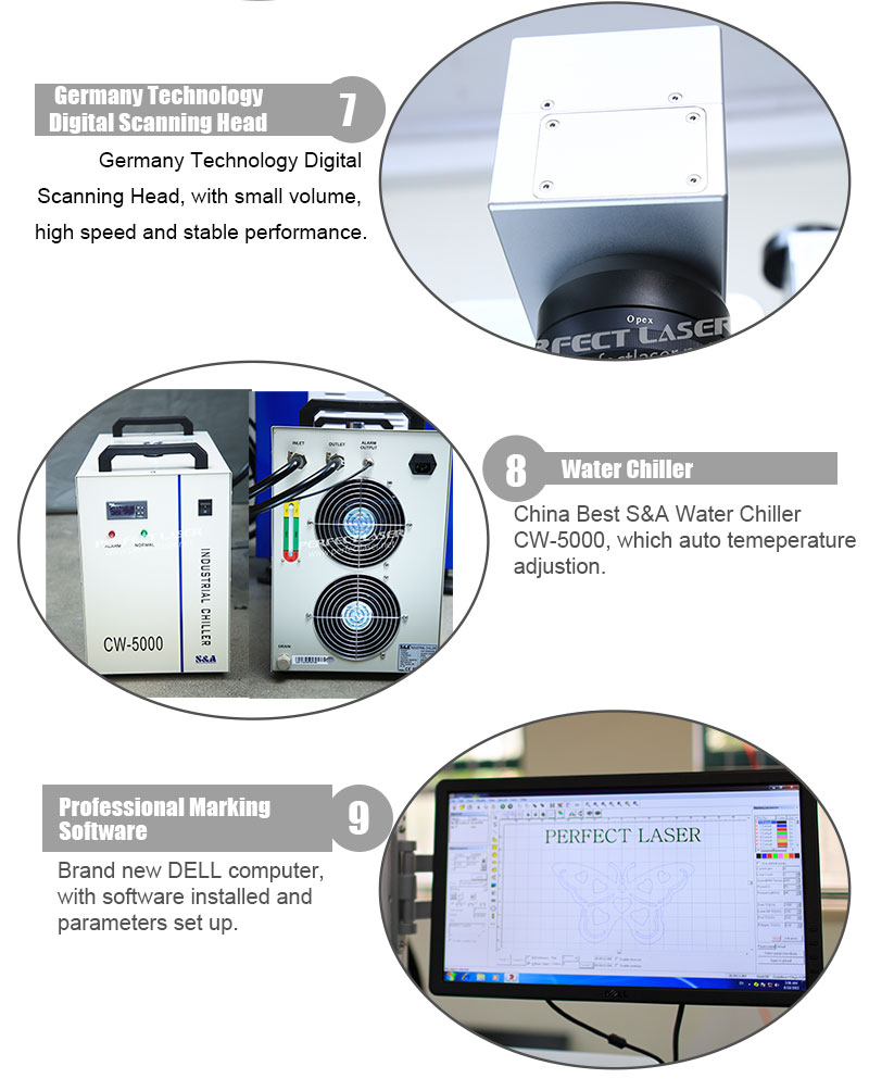 Perfect Laser-3W 5W 10W UV Laser Marking and Engraving Machine