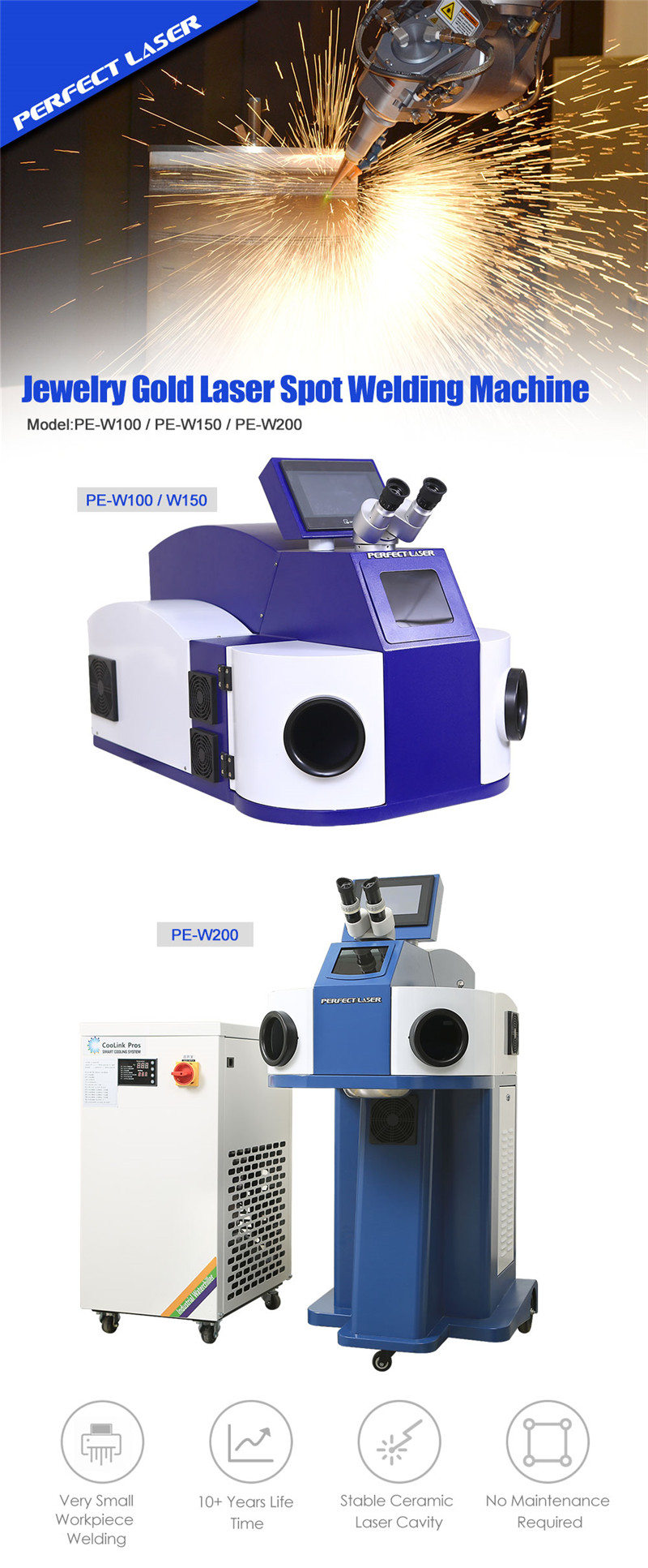 Jewelry Gold Laser Spot Welding Machine