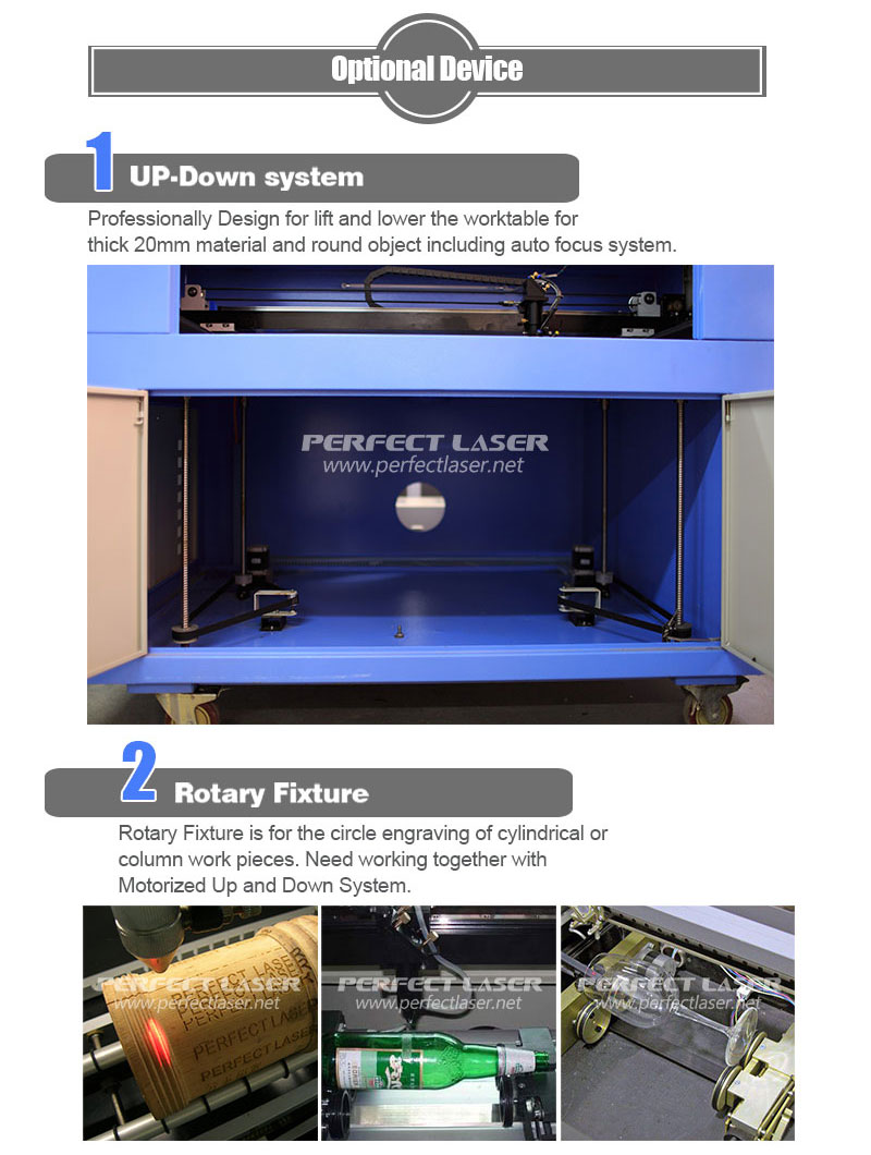 Perfect Laser economic plastic Co2 laser cutting and engraving machine