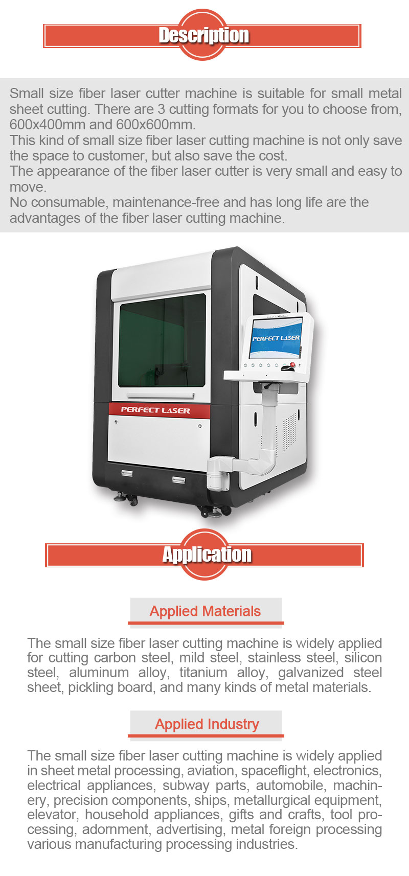 Small Scale Fiber Laser Cutting Machine