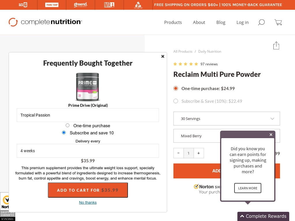 60 Best Supplements Company Website Designs To Inspire You [2021]