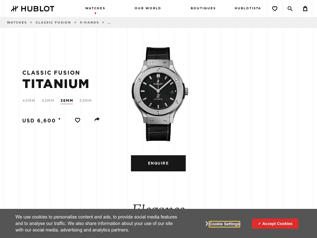 62 Best Watch Brand Website Designs To Inspire You [2021] - Starter