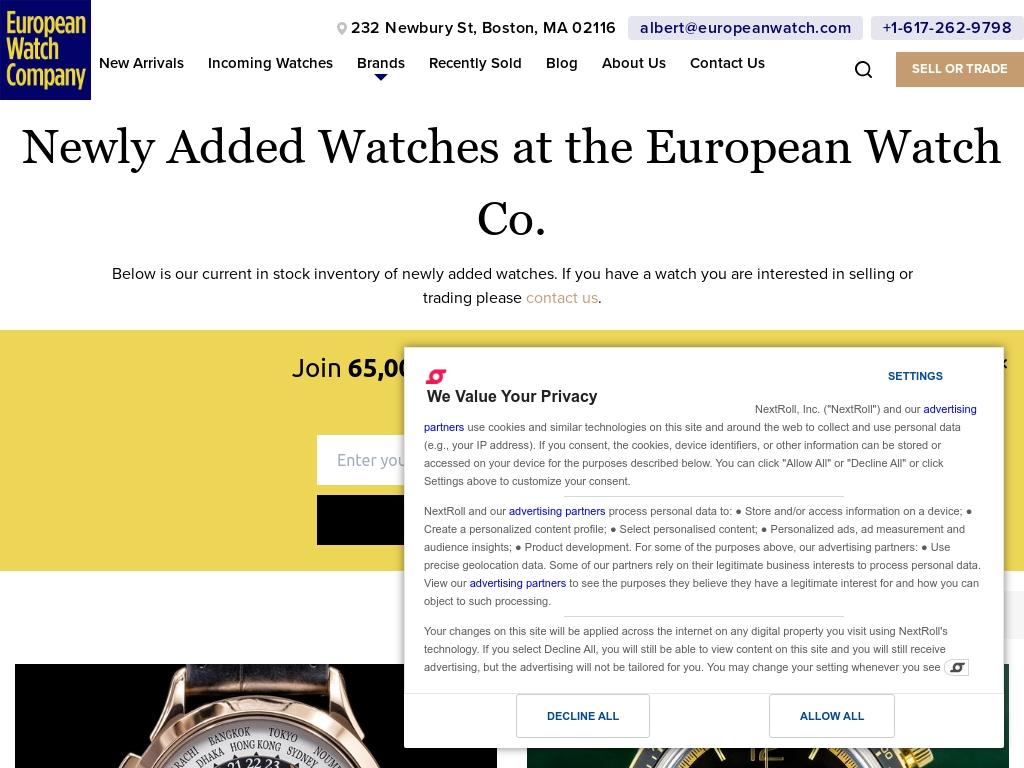 62 Best Watch Brand Website Designs To Inspire You [2021] - Starter