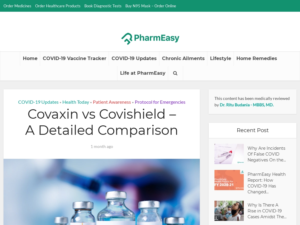 21 Best Medical Store Website Designs [2022] - Starter Story