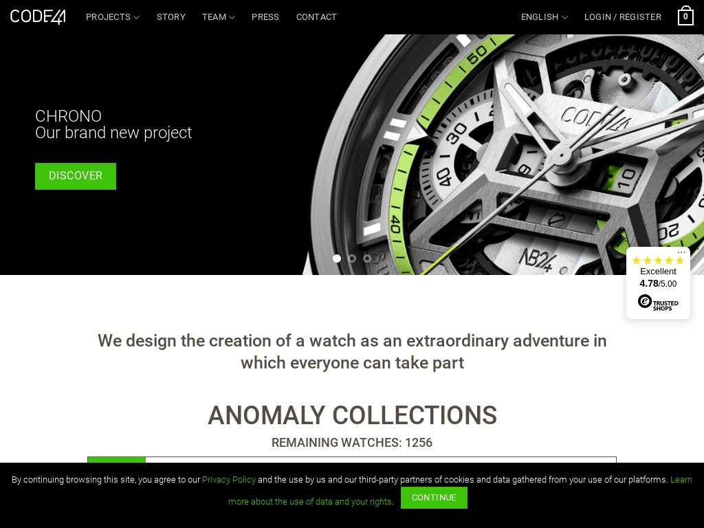 62 Best Watch Brand Website Designs To Inspire You [2024] - Starter