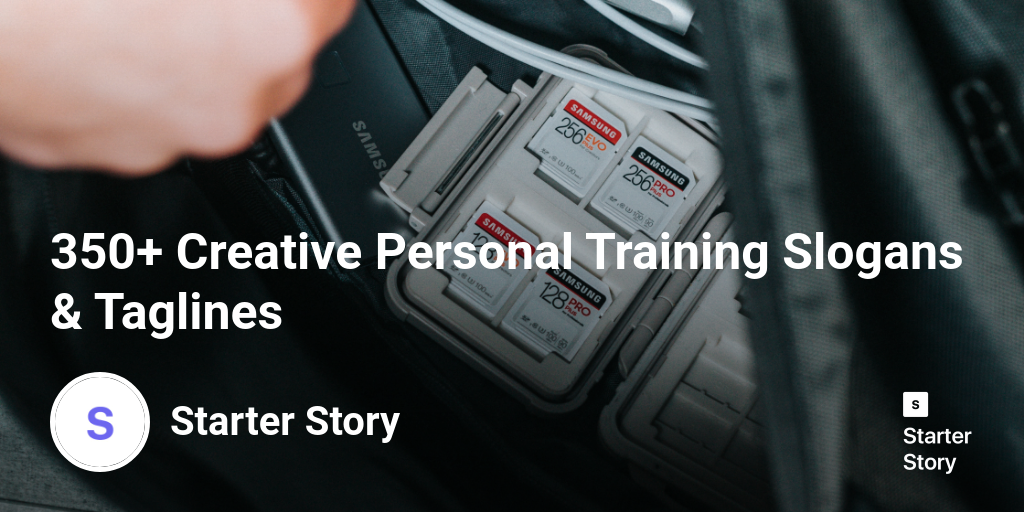 350+ Creative Personal Training Slogans & Taglines - Starter Story