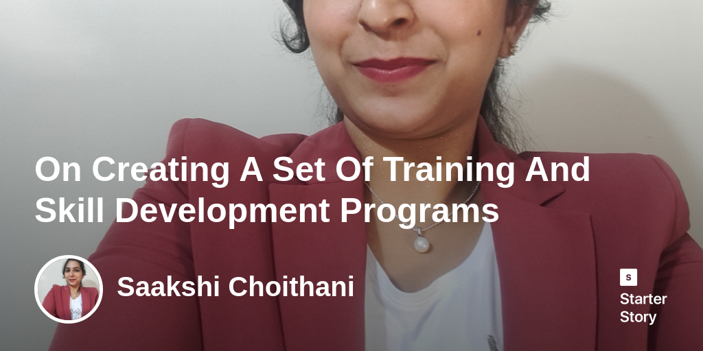 On Creating A Set Of Training And Skill Development Programs - Starter