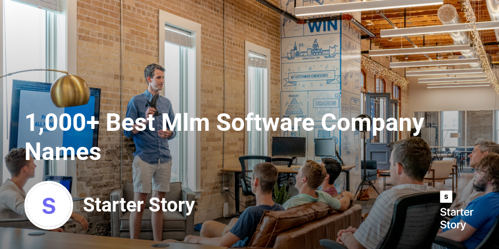 1,000+ Best Mlm Software Company Names - Starter Story