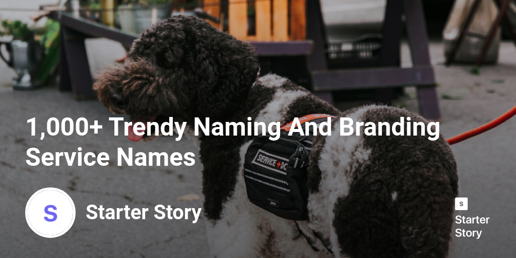 1,000+ Trendy Naming And Branding Service Names - Starter Story