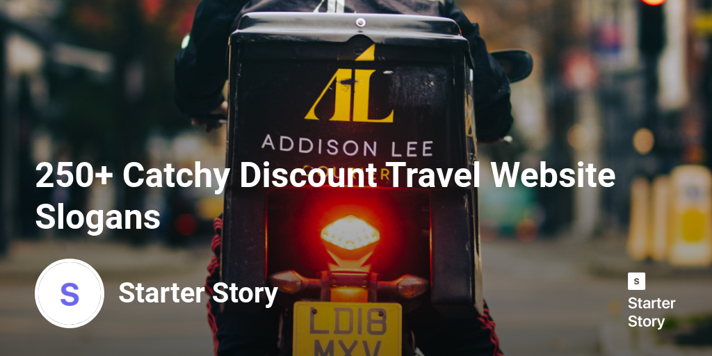 250+ Catchy Discount Travel Website Slogans - Starter Story