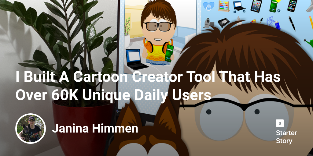 I Built A Cartoon Creator Tool That Has Over 60K Unique Daily Users