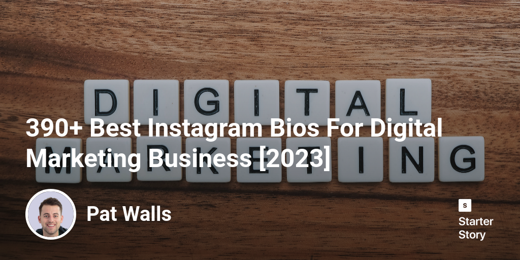 390+ Best Instagram Bios For Digital Marketing Business [2024]