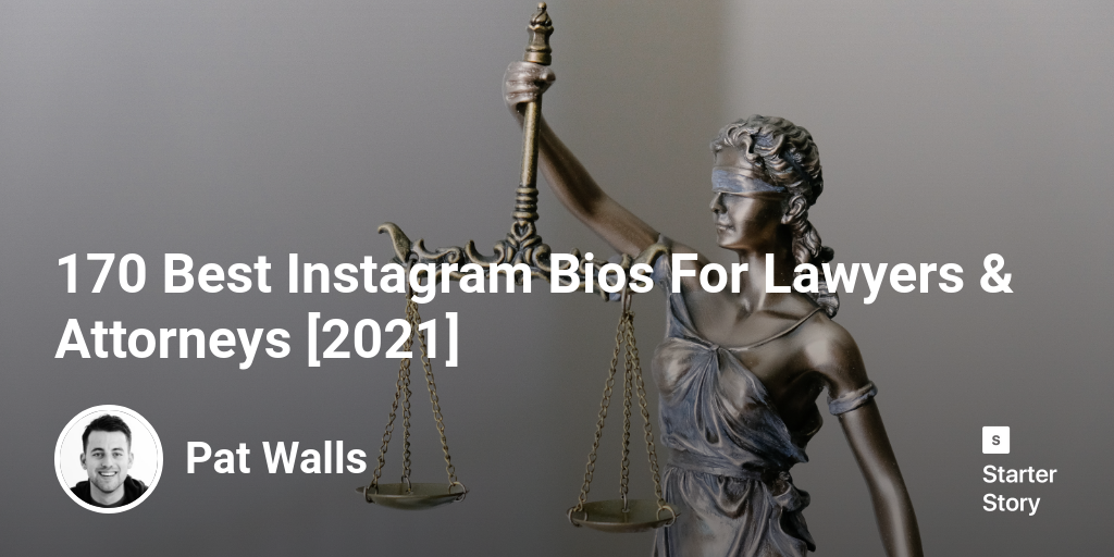 170 Best Instagram Bios For Lawyers & Attorneys [2024] - Starter Story