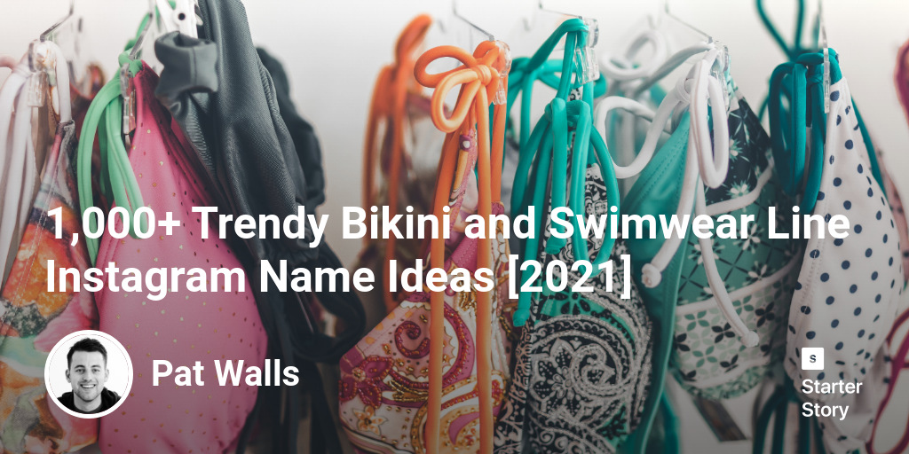1,000+ Trendy Bikini and Swimwear Line Instagram Name Ideas [2024]