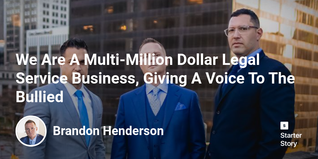 We Are A Multi-Million Dollar Legal Service Business, Giving A Voice