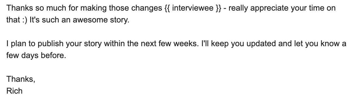 How We Published 135 Interviews With Startups Using A Gmail Extension