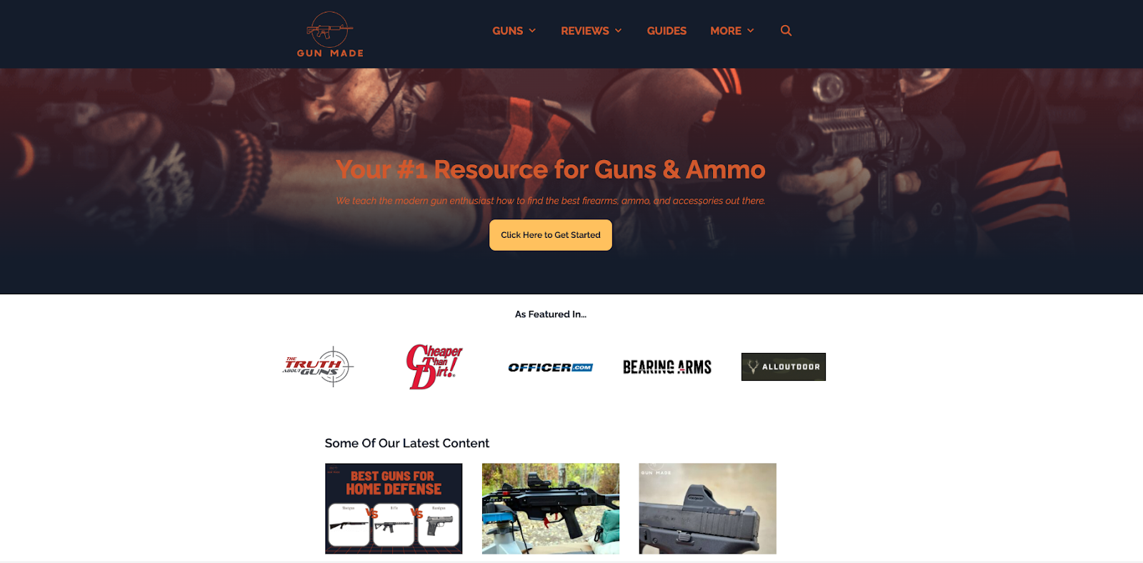 How A Firearms Blog Side Project Became A $180K/Year Business