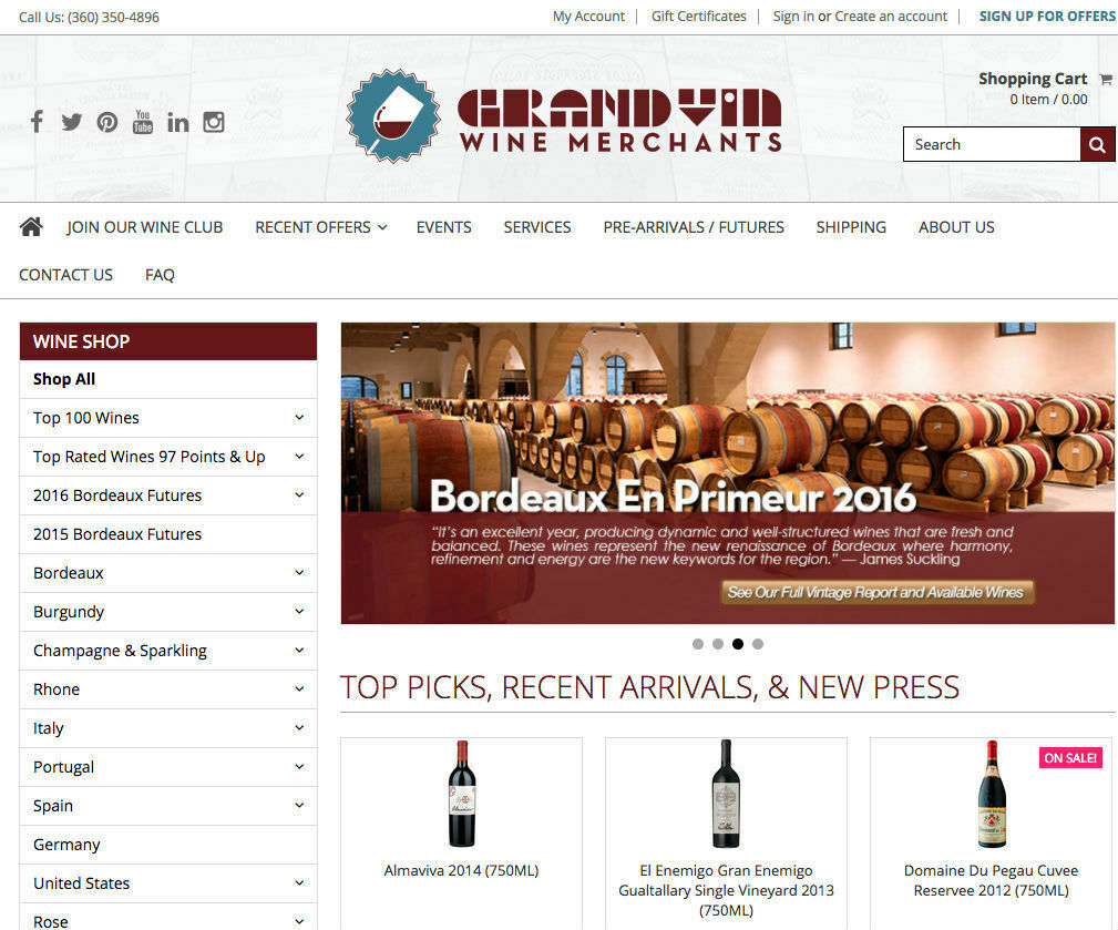Wine Ecommerce Platform | BigCommerce