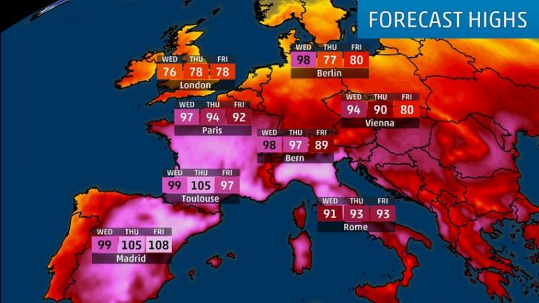 Dangerous European Heat Wave Could Break June Records