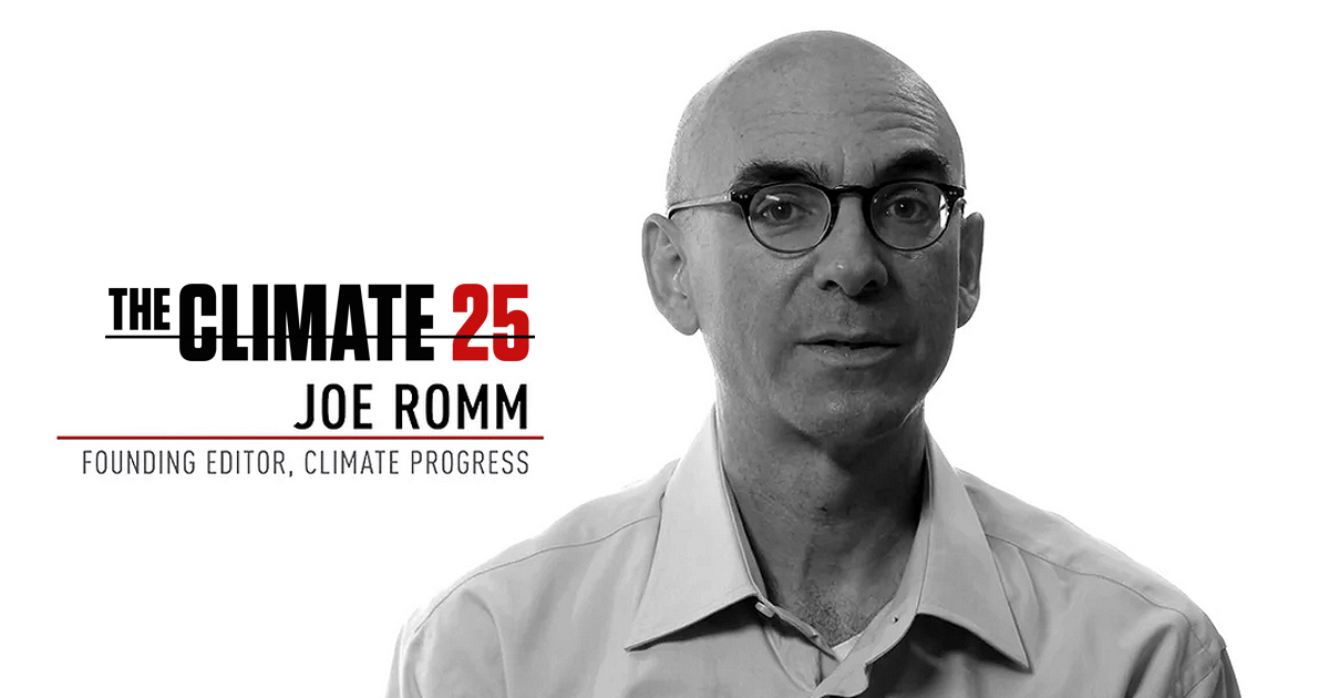 Joe Romm: We Can Save the World from Hundreds of Years of Misery