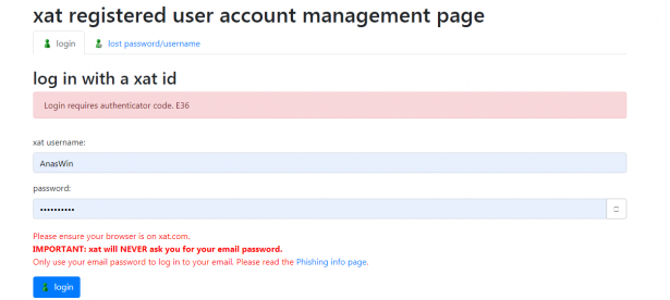 New login pages - Website - xat Forum