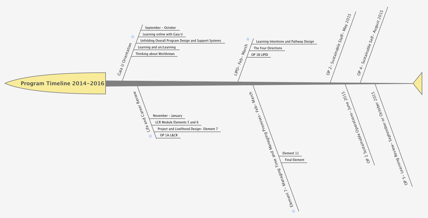 Program Timeline 2014-2016 - XMind - Mind Mapping Software
