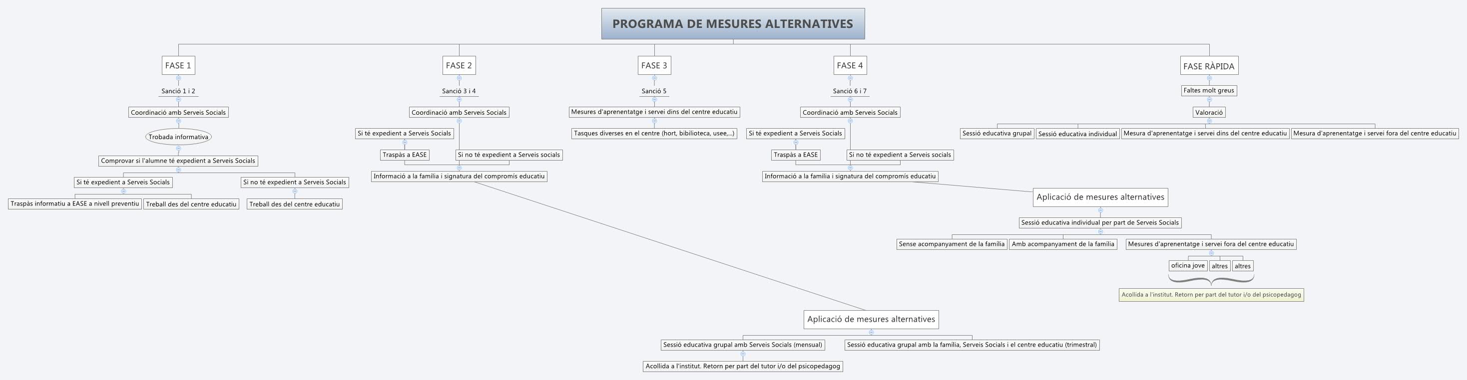PROGRAMA DE MESURES ALTERNATIVES | rosercervera - Xmind