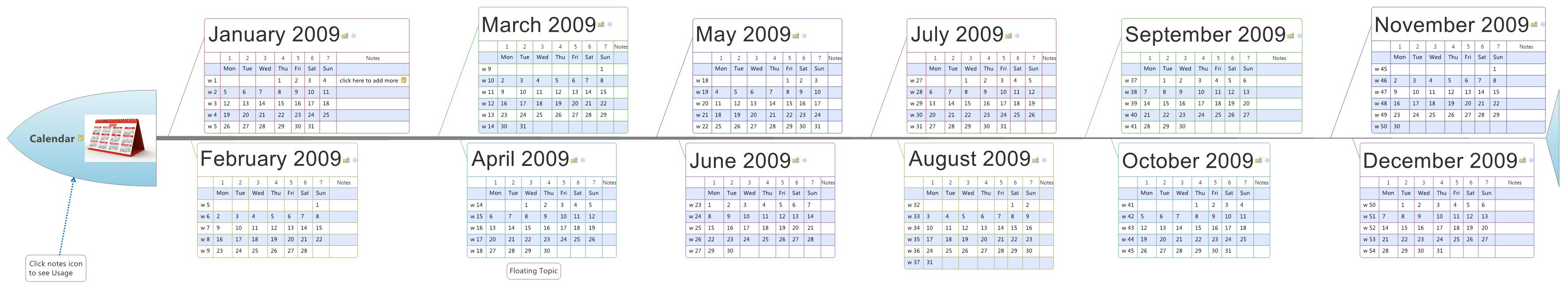 Calendar - XMind - Mind Mapping Software