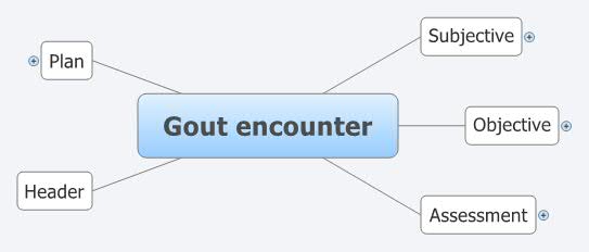 Gout encounter - XMind - Mind Mapping Software
