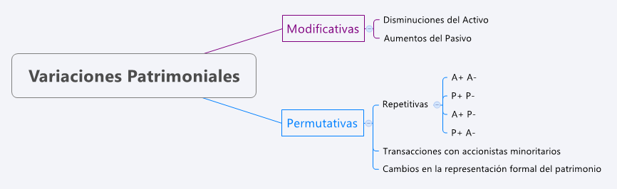 Variaciones Patrimoniales - XMind - Mind Mapping Software
