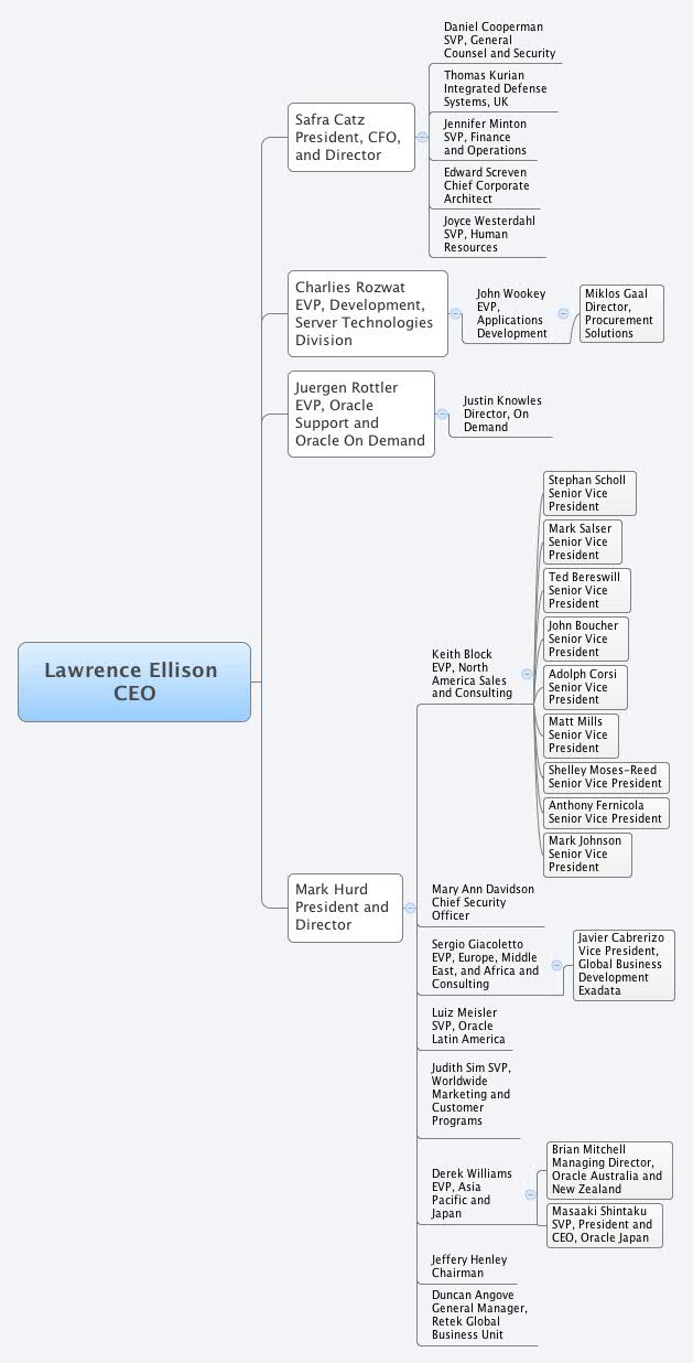 Lawrence Ellison CEO - XMind - Mind Mapping Software
