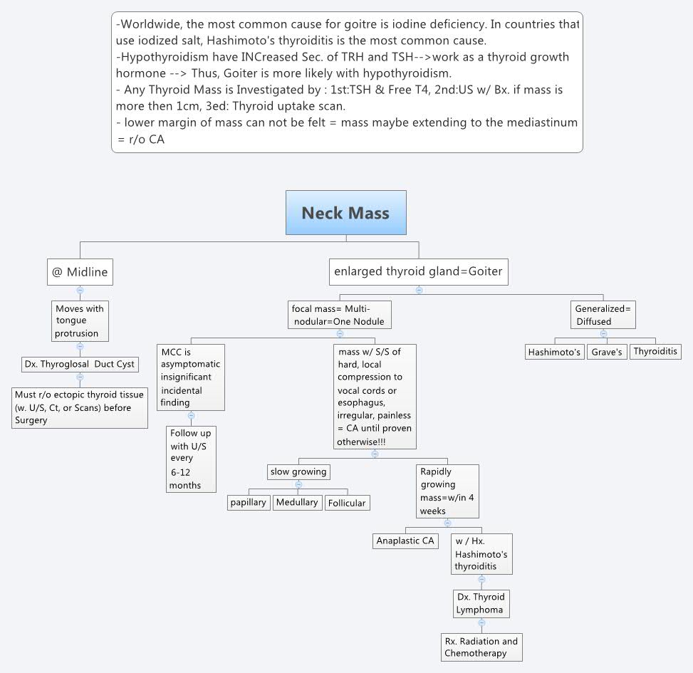 Neck Mass - Xmind - Mind Mapping App