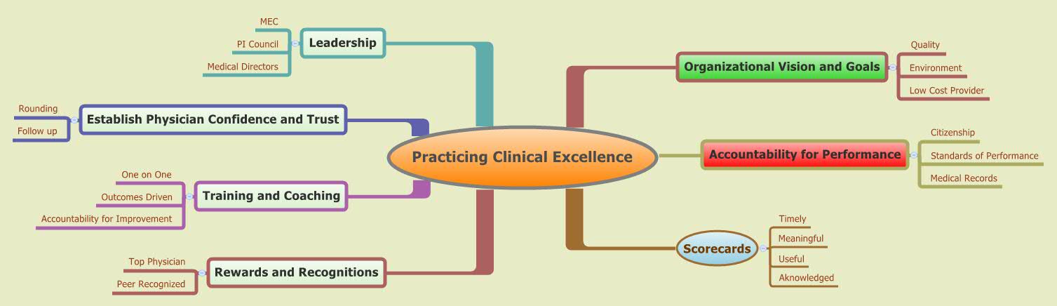 Practicing Clinical Excellence | ngmk42 - Xmind