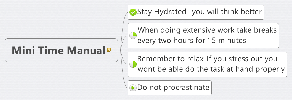Mini Time Manual - XMind - Mind Mapping Software
