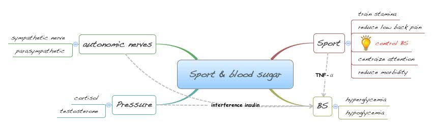 Sport & blood sugar - XMind - Mind Mapping Software