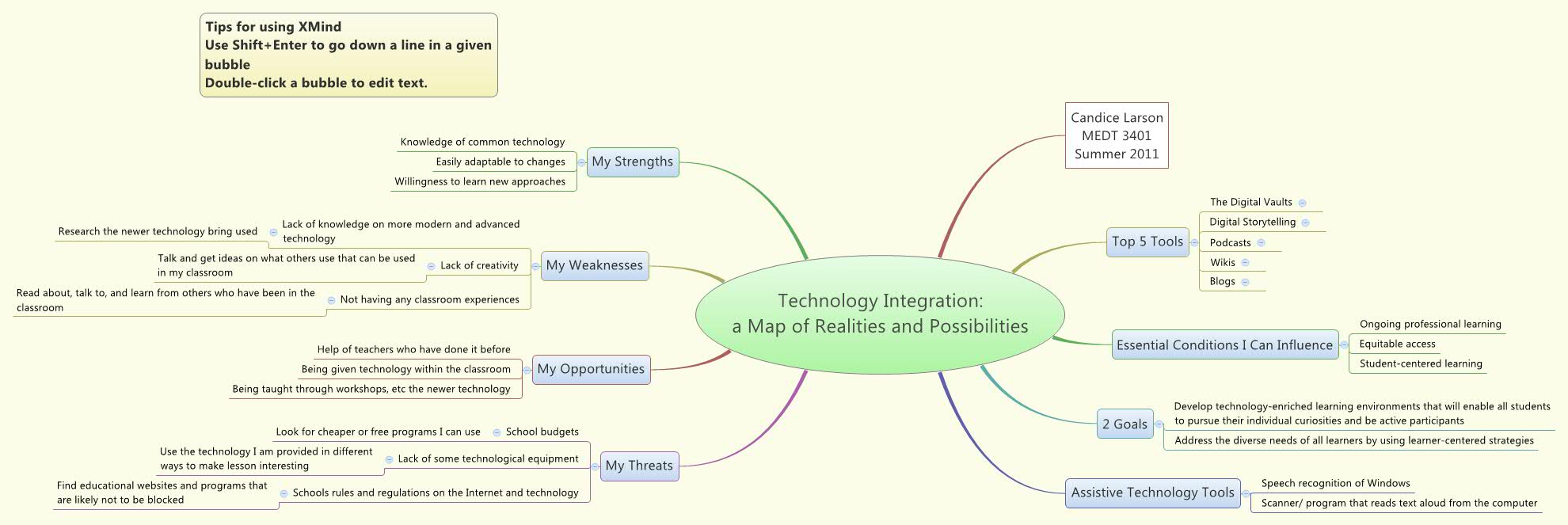 Technology Integration: a Map of Realities and Possibilities - XMind ...